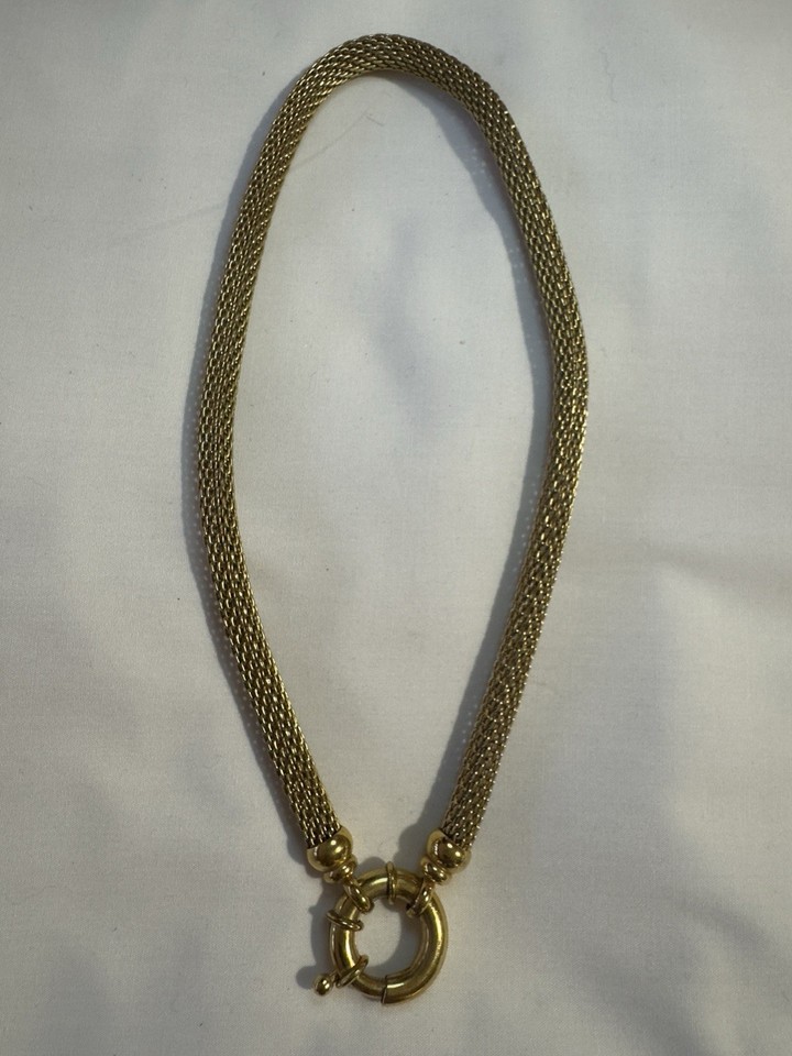 Romanian Gold Necklace 18 Carat Yellow Gold Neatly Used Vintage, Good ...