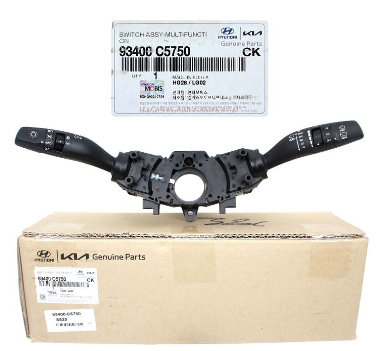 🚀DHL 93400C5750 Genuine Column Combo MultiFunction Switch For KIA ...