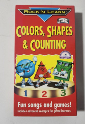 Rock N Learn - Colors, Shapes, and Counting (VHS, 2000) 725696897634 | eBay