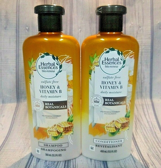Herbal Essences Bio:Renew Honey & Vitamin B Shampoo + Conditioner Set ...
