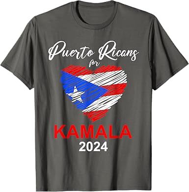 Puerto Ricans for Kamala Puerto Rico Is Not Garbage Unisex T-Shirt | eBay