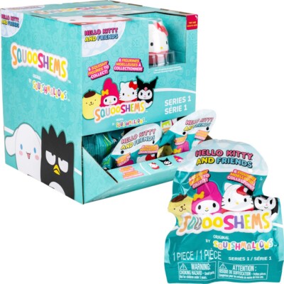 Squishmallows Hello Kitty Squooshems SEALED FULL BOX [28 PIECES] | eBay