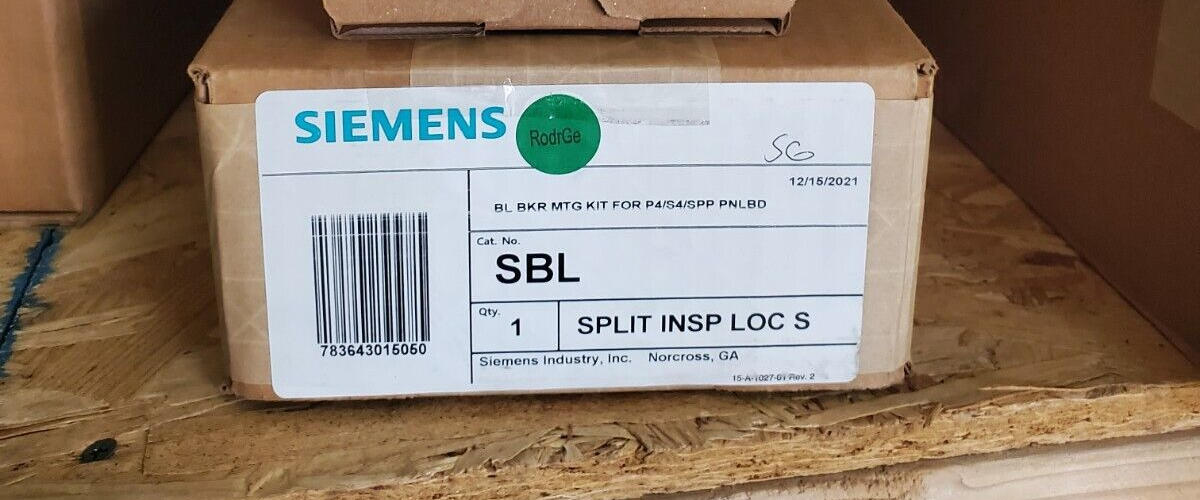 Siemens SBL connecting hardware strap kit for P4 circuit breaker panel ...