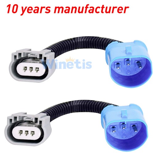 For Ford Dodge 9007 To H13 Headlight Conversion Pigtail Connector Wire ...