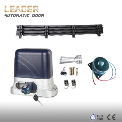 Automatic driveway gate opener, DC 24V sliding gate motor with 4m rack ...