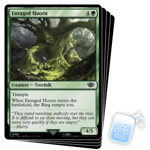 ENRAGED HUORN X4 The Lord Of The Rings Magic MTG MINT CARD | eBay