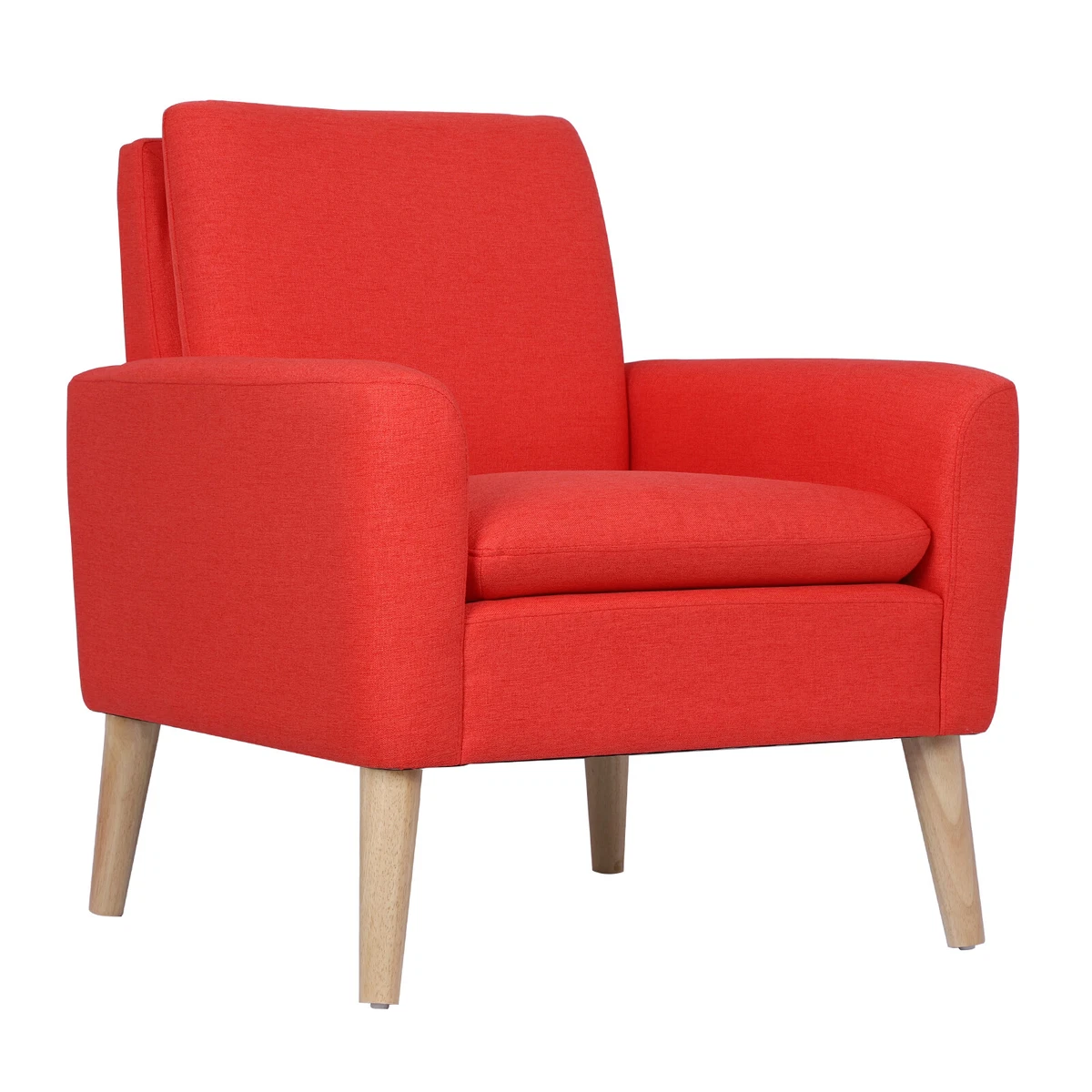 Red Single Sofa
