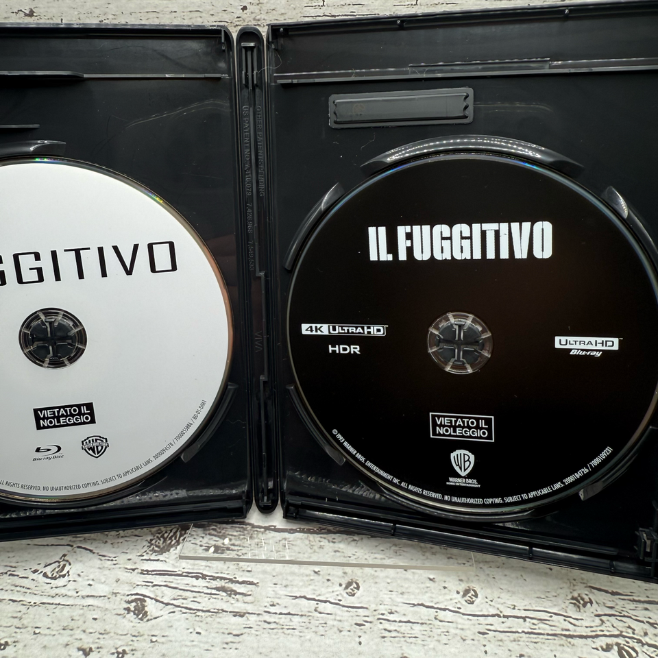 The Fugitive (4K Ultra HD, blu-ray) IMPORT Discs, Region B, No Digital ...