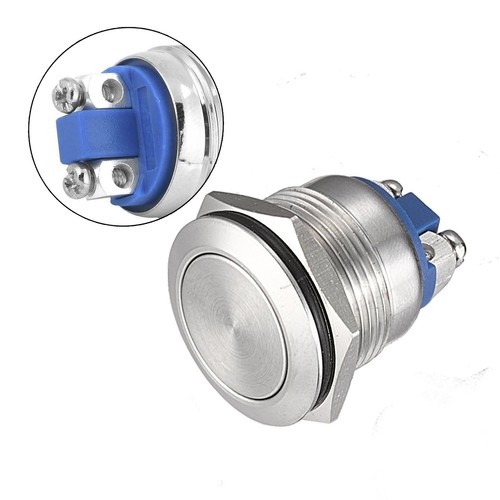 New Parts Push Button Switch Waterproof 1 NO 19mm Boat Horn/Starter ...