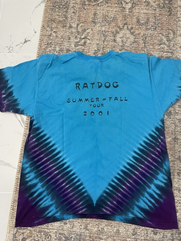 Vintage Concert T-shirt RATDOG BOB WEIR 2001 GRATEFUL DEAD Men’s XL Tie ...