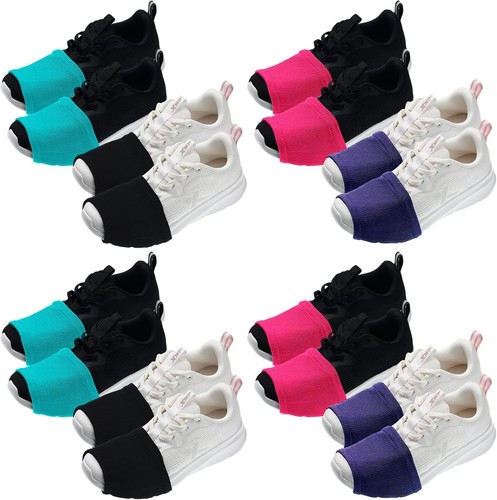Haysandy 8 Pairs Dance Shoe Covers Over Shoes Medium, Rose, Purple ...