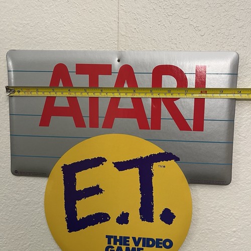 Vintage 1982 ATARI E.T. Video Game Promotional Store Display Mobile ...