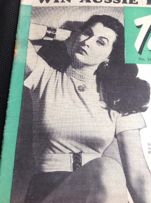 N1-8 Ephemera 1953 Picture Folded Ruth Hampton Actress Model | eBay