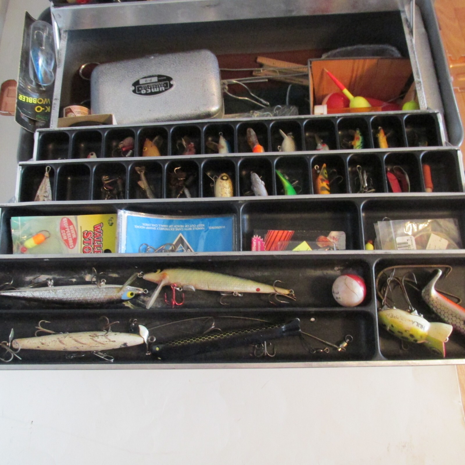 Vintage UMCO 1000 U Tackle Boxes Loaded Full Of Vintage Lures ...