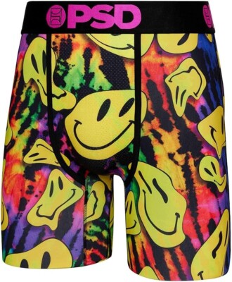 PSD Men's Smiley Print Boxer Briefs Happy Trip Size XL New | eBay