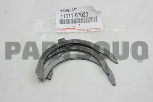 1101167020 Genuine Toyota WASHER SET, CRANKSHAFT THRUST 11011-67020 | eBay