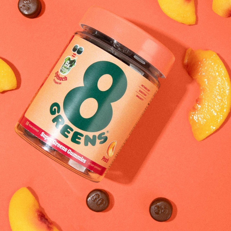 8Greens Supergreens Gummies | Super Greens Powder Superfood Gummy for ...