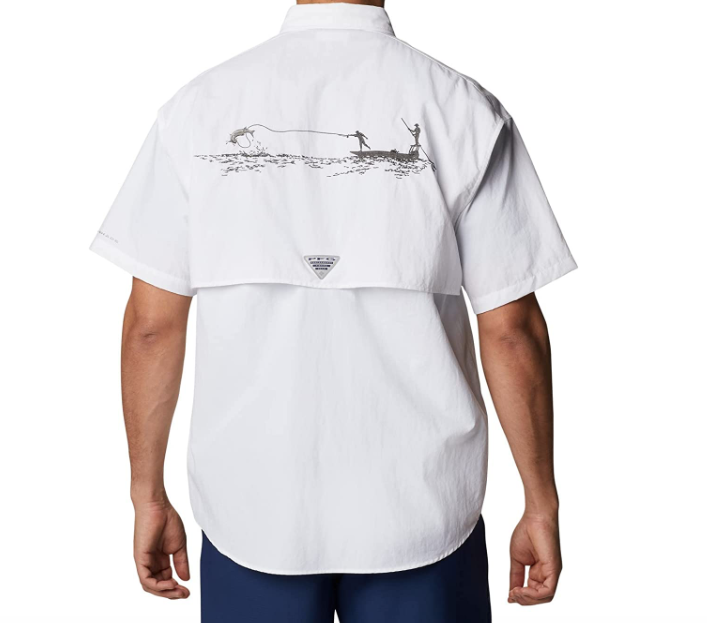 NEW COLUMBIA Men’s PFG Bahama Short Sleeve Fishing Shirt UPF 30 Vented ...