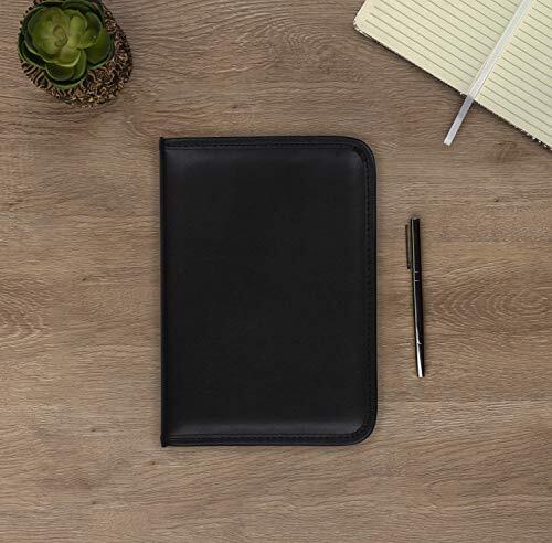 Mini Professional Padfolio Business Portfolio Black Includes 5x8 ...