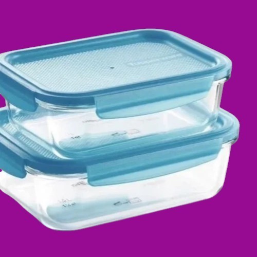 Tupperware PremiaGlass Premia Glass Container 1.5L and 1L Set of 2 ...