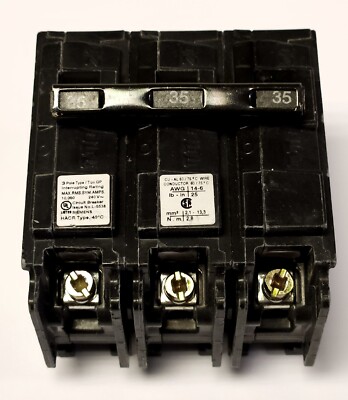 SIEMENS Q335 3 Pole 35 AMP Type QP Circuit Breaker | eBay