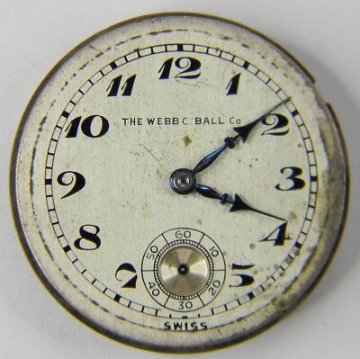 VINTAGE 1925 WEBB C BALL Co LONGINES 17J 2AP PRIVATE LABEL LADIES WATCH ...