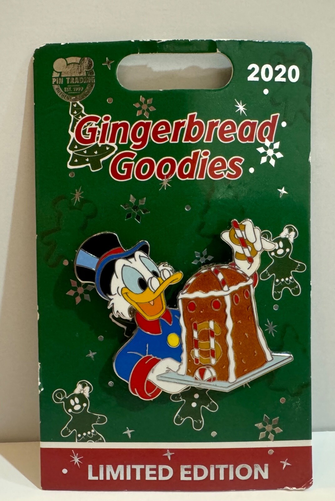 Disney Pin - Gingerbread Goodies - Scrooge building; Christmas Holidays ...