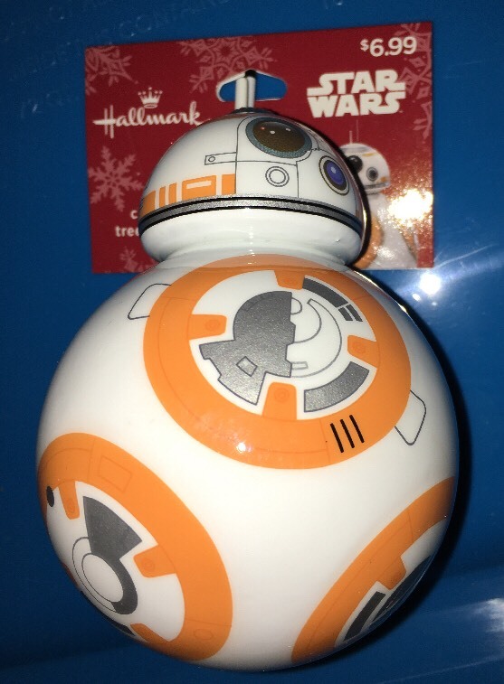 2016 Hallmark Disney STAR WARS BB8 Christmas Ornament The Force Awakens ...