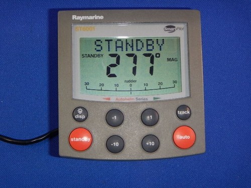 ST6001 Plus Autopilot Control Head Raymarine Autohelm Raytheon, NEW LCD ...