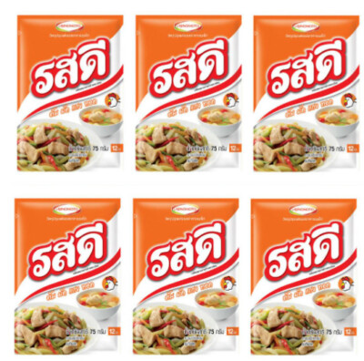 6 x AJINOMOTO ROS DEE BRAND Chicken Flavor Food condiments Seasoning ...