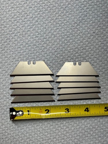 10 pc Standard Utility Knife Blades Box Cutter Razor Safety FAST ...