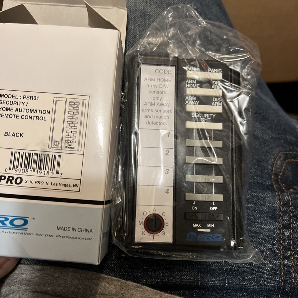 X10 PRO Powerhouse Security Remote Control PSR01 Home Automation (wr-12 ...