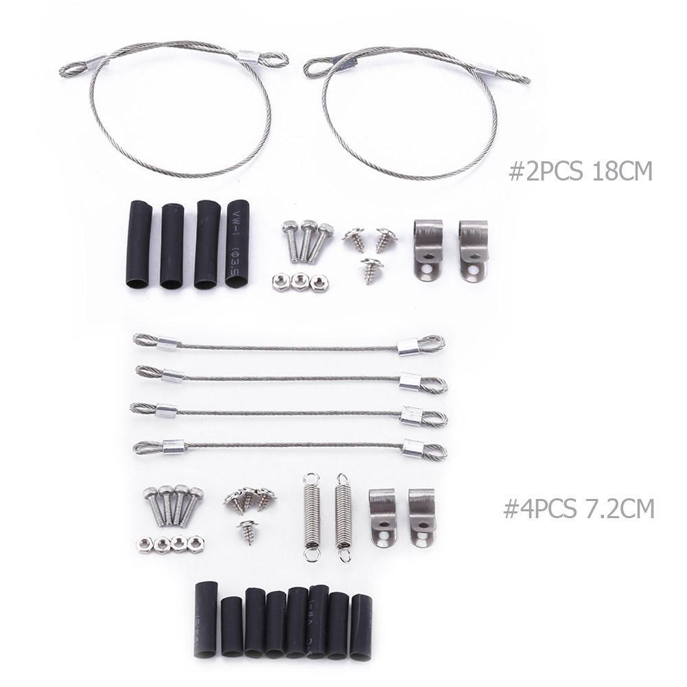 Steel Rope with Hooks for 1:10 RC Crawler RC Climbing Truck Axial SCX10 ...