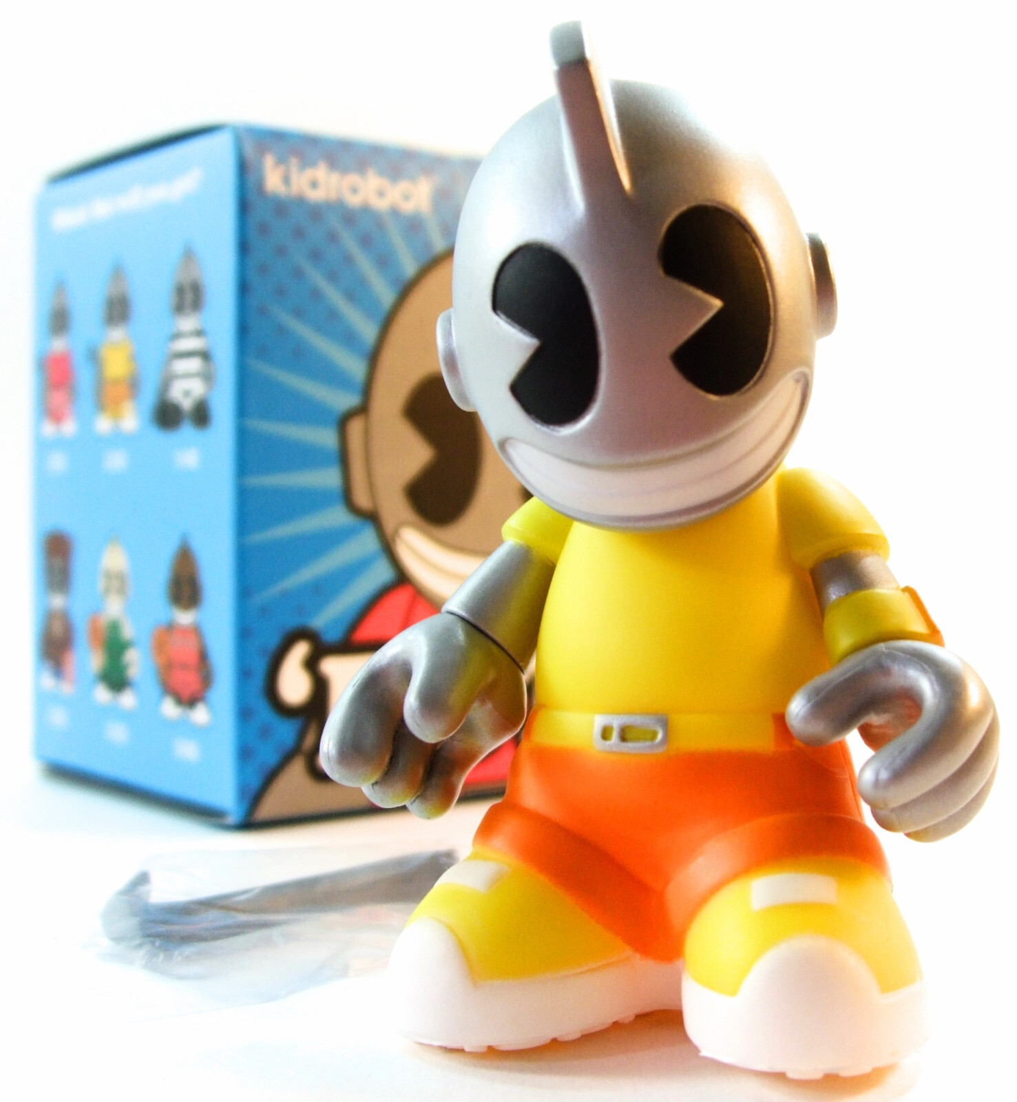 Kidrobot 'Bots Mini Series VANDAL YELLOW 3" Vinyl Figure KidVandal ...