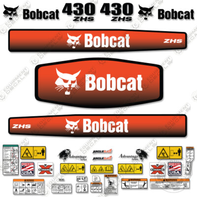 Fits Bobcat 430 Decal Kit Replacement STICKER Kit Mini Excavator - 3M ...