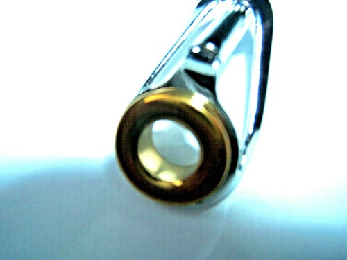 TITANIUM 4.0mm INSIDE DIAMETER SEA FISHING ROD TIP END EYE HARD BRASS ...