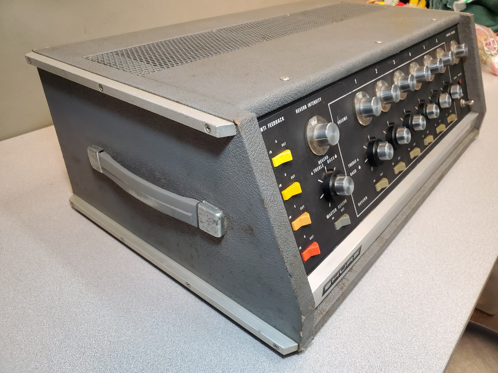 Vintage Shure VA-300C Vocal Master Control Console PA Head Microphone ...