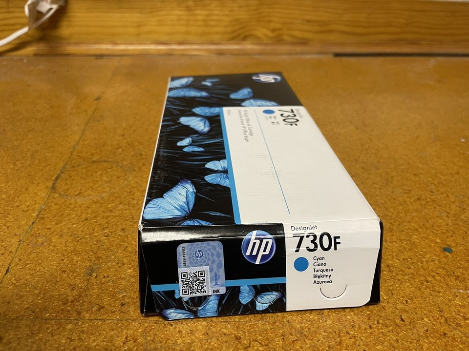 HP Ink 730F Cyan Cartridge 300ml 1XB27A DesignJet T1700 T1600dr | eBay