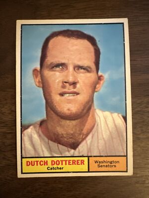1961 Topps - #332 Dutch Dotterer | eBay