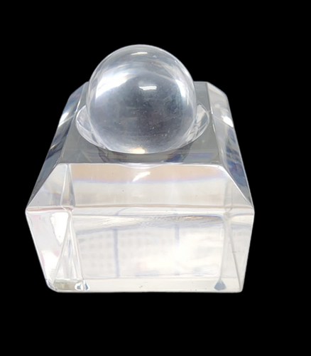 50pcs - 1/4" Diameter Clear Acrylic Solid Sphere Transparent Lab Craft ...