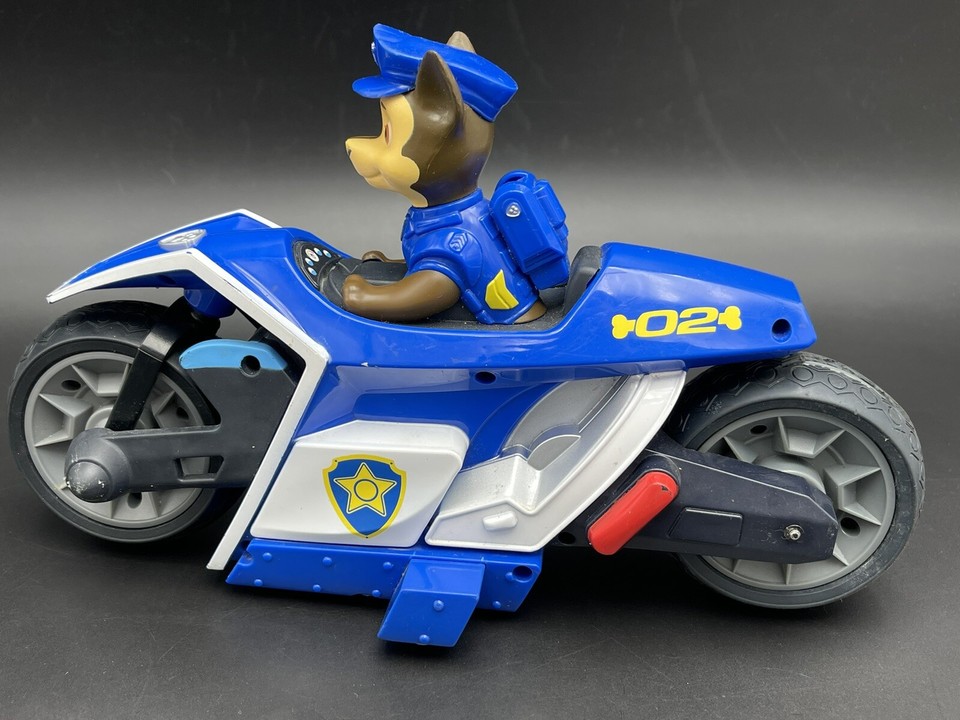 Paw Patrol The Movie Chase Remote Control Motorcycle Missing Remote Not ...