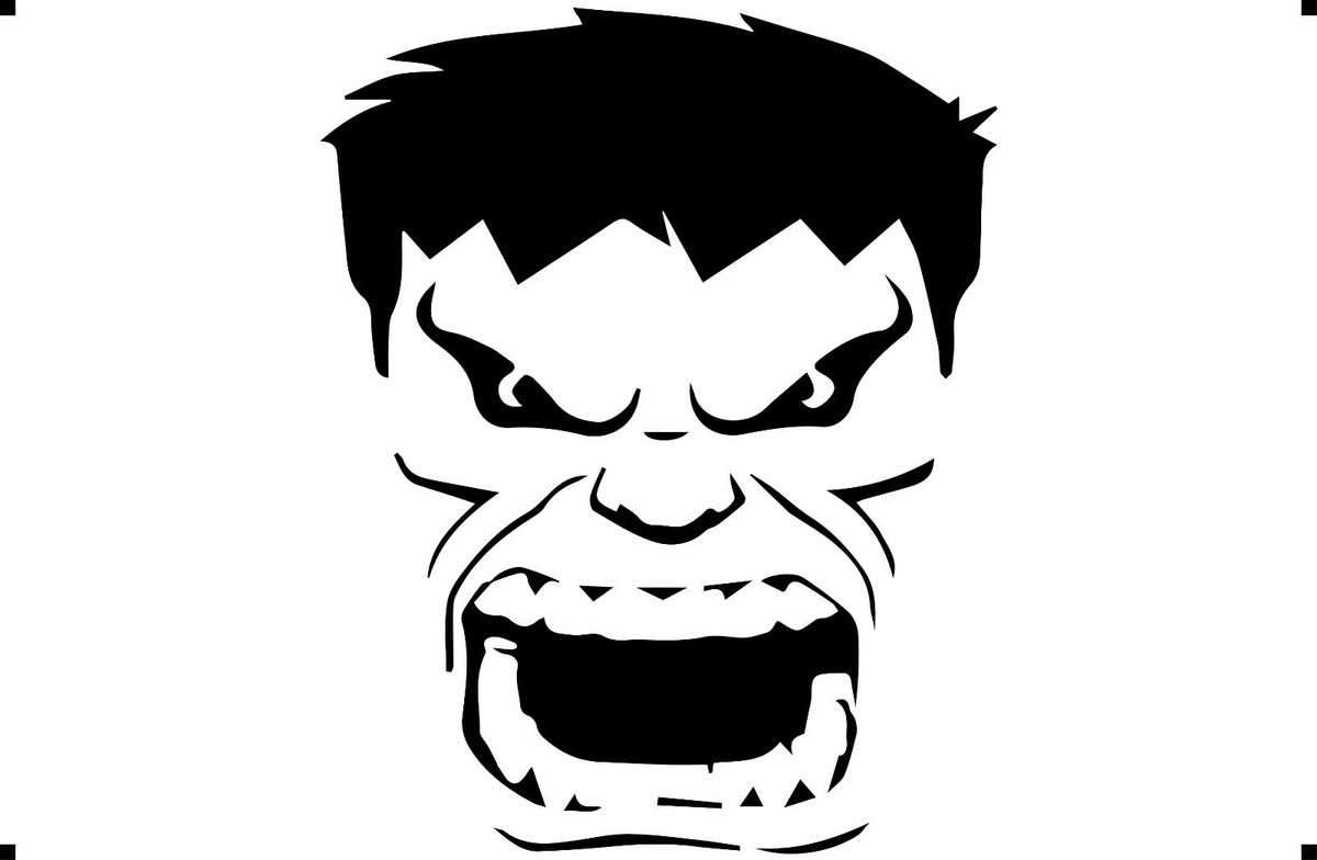 Hulk Stencil