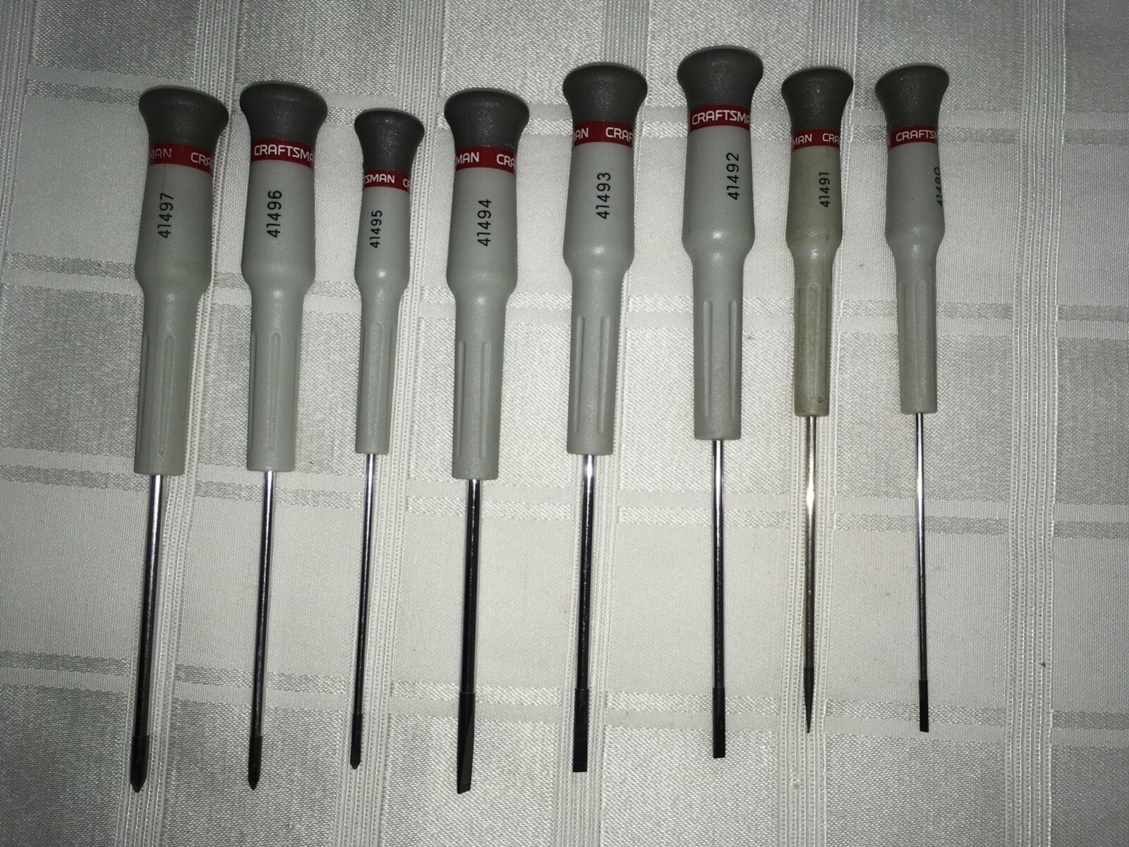 Sears Craftsman Professional 8 pc Micro-Tech Screwdriver Set Storage ...