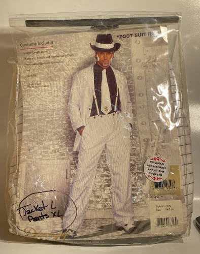 Dreamguy Zoot Suit Riot Mobster Mexican Men's Costume - perfect for ...