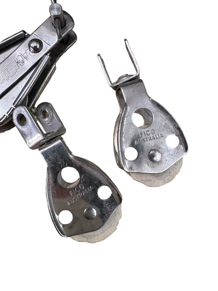 Lot of SAILBOAT RIGGING HARDWARE, STAINLESS STEEL, FICO, Race-lite | eBay