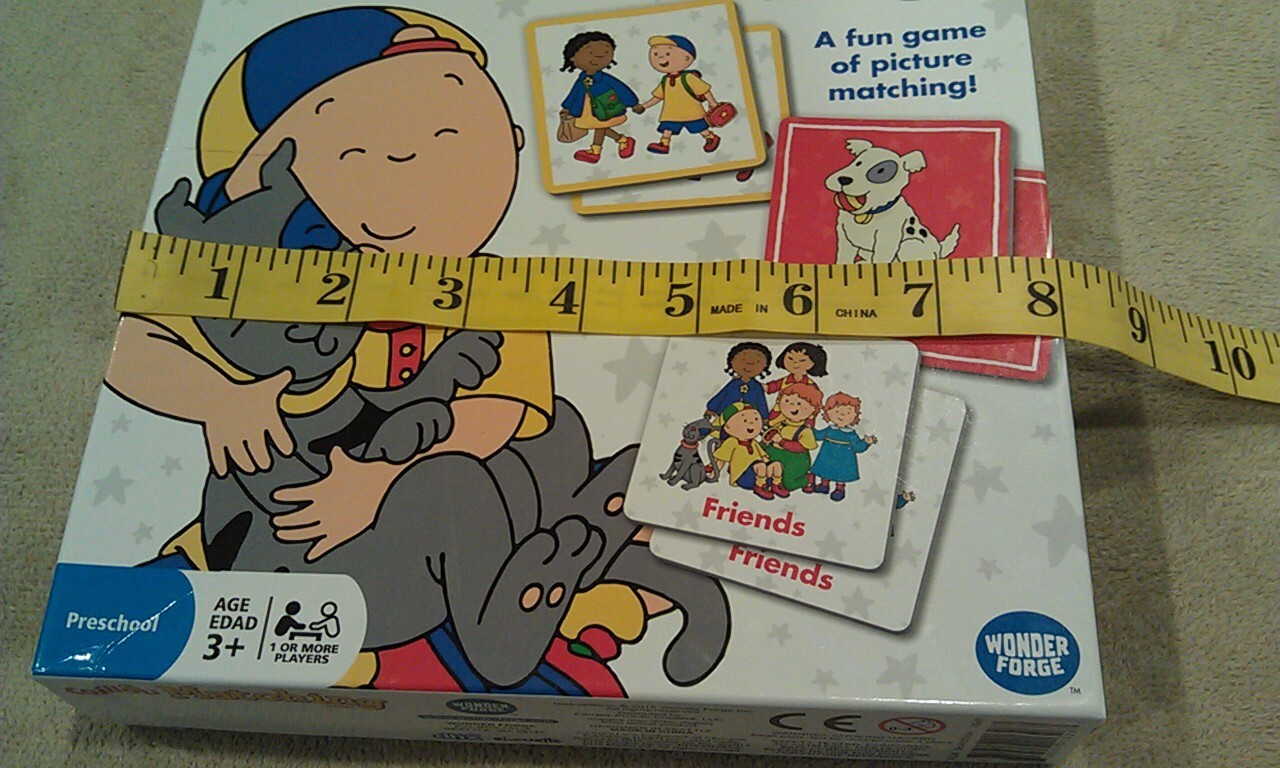 VERY RARE Caillou Memory Matching Game 3+ Preschool Kids Boys Girls ...