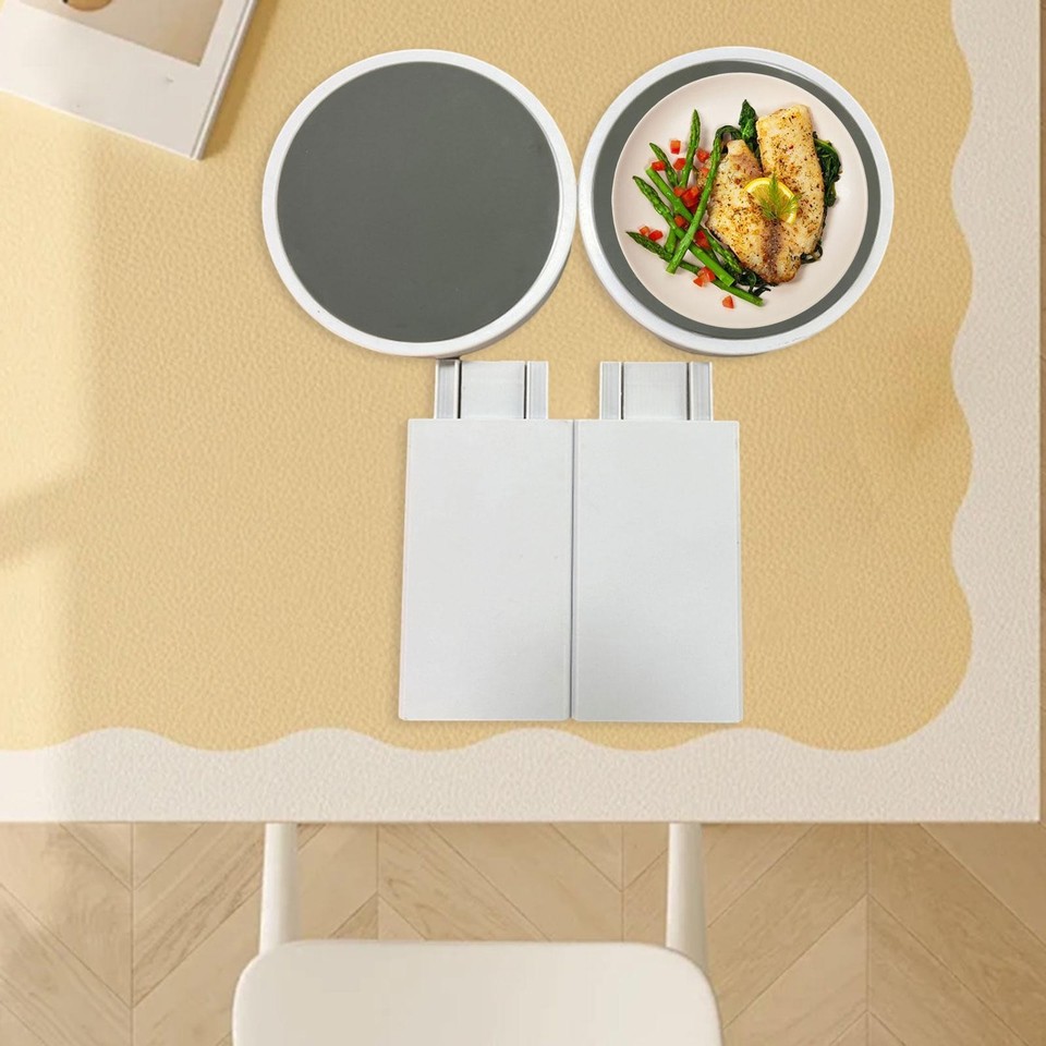 2x Rotating Dining Table Tray Meal Tray for Party Wedding Family ...