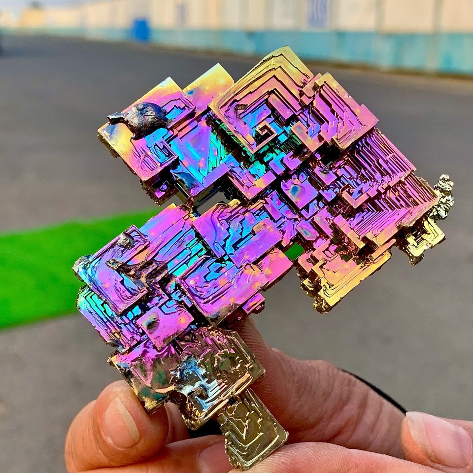 152G Colorful Aura iron ore Quartz crystal mineral cluster Rainbow | eBay