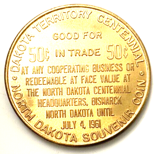 Bismarck North Dakota Territory Token | eBay