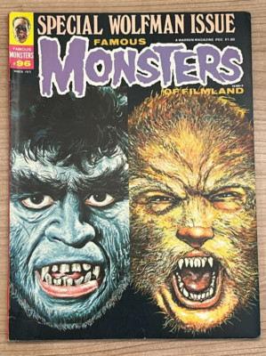 Famous Monsters Of Filmland Magazine #96 March 1973 Wolfman Issue Ackerman | eBay